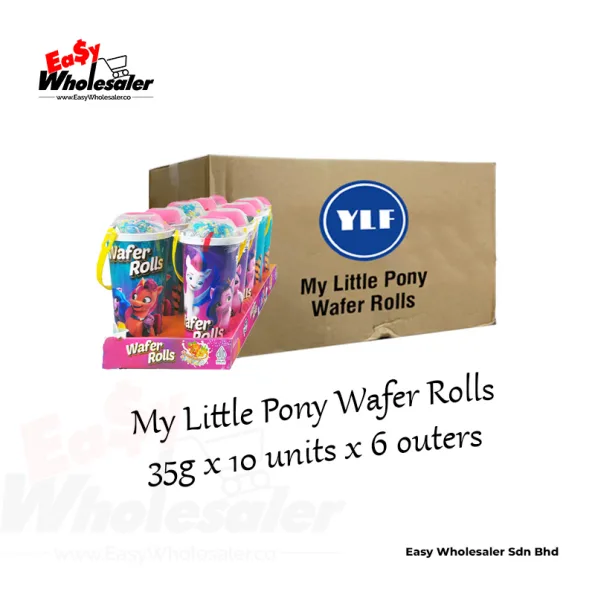 My Little Pony Wafer Rolls 35g - Easy Wholesaler Sdn Bhd